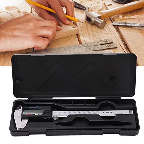 Digital Display Caliper, Electronic Vernier Caliper 0β150mm Multifunctional Metric inch Conversion with 180mah Battery for Measuring Diameter Depth