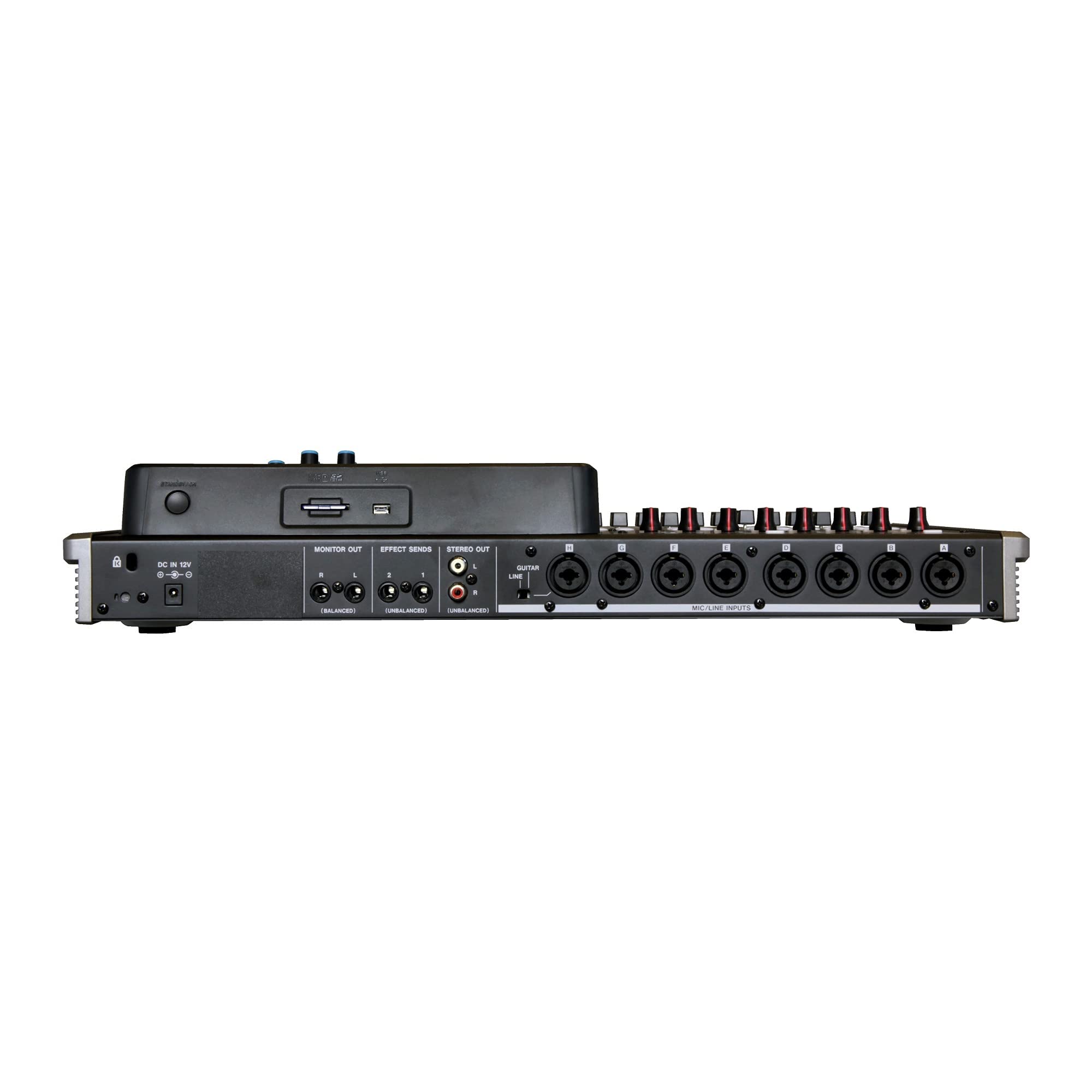 Tascam DP-24SD 24-Track Digital PortaStudio Multi-Track Audio Recorder Bundle with Closed-Back Studio Headphones, XLR Cables, & 1/4" TRS Cables (6 Items)