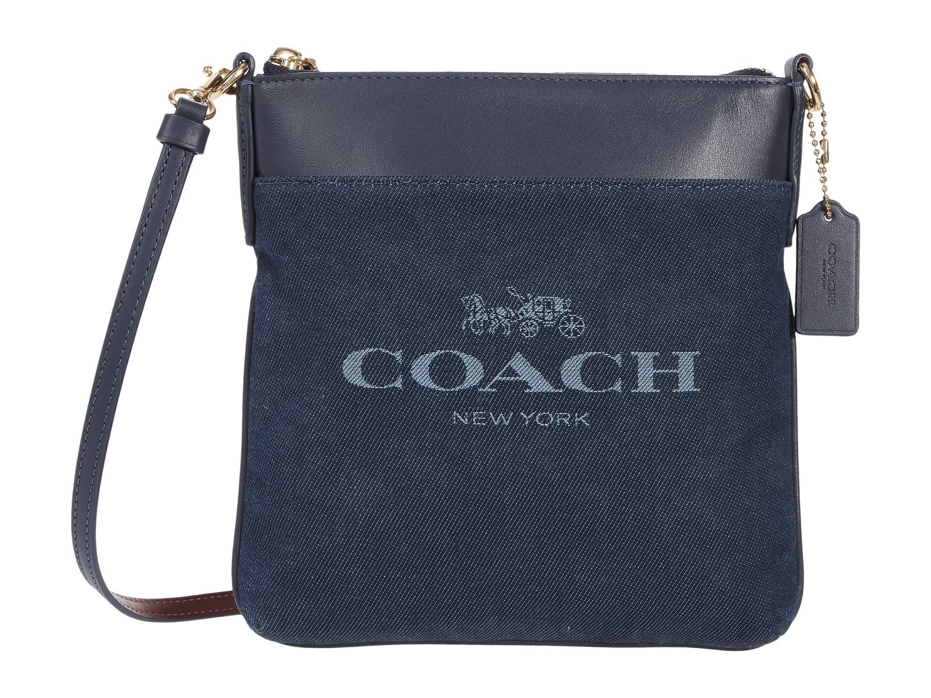 Coach Jacquard Kitt Gd/Denim One Size