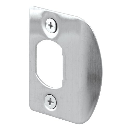 Prime-Line E 2301 Stainless Steel, Dead Latch Door Strike (2 Pack)