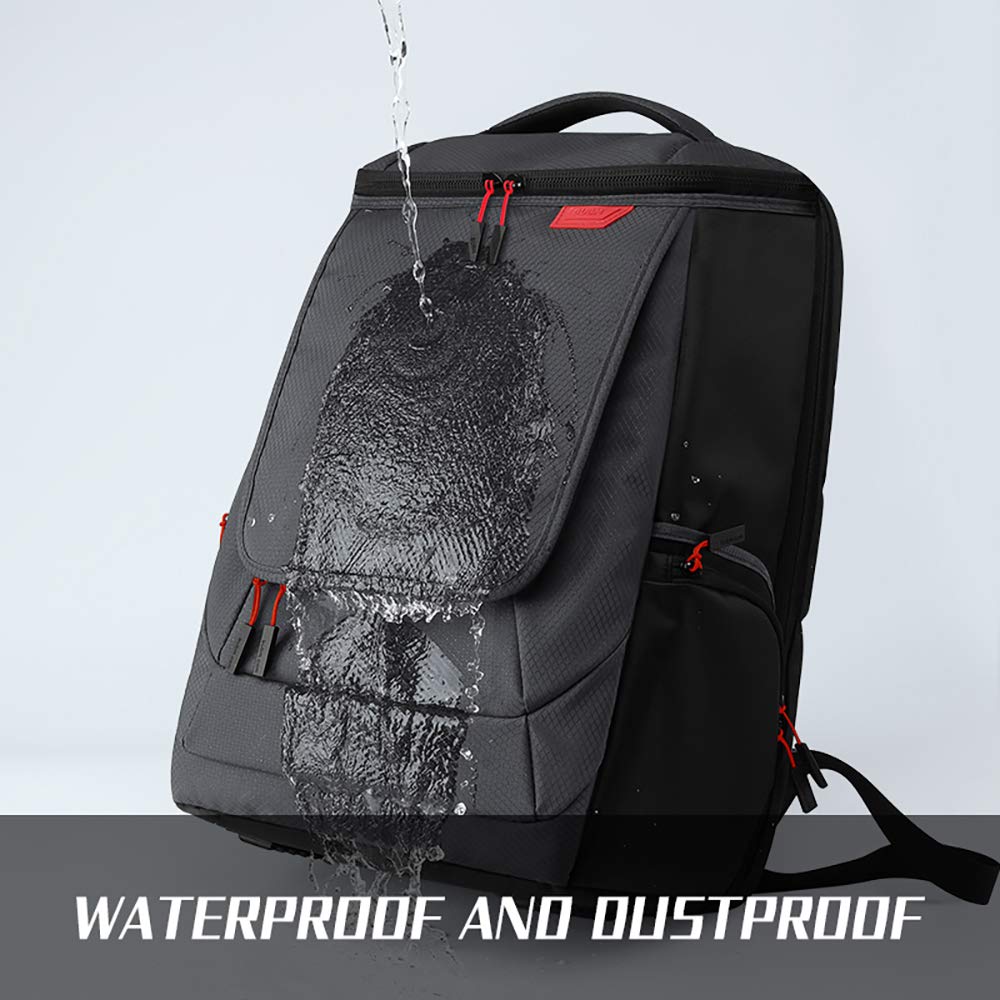 BUBM Large Capacity Backpack Bag for PS5 Console Controller Travel Storage Carry Backpack for PS5