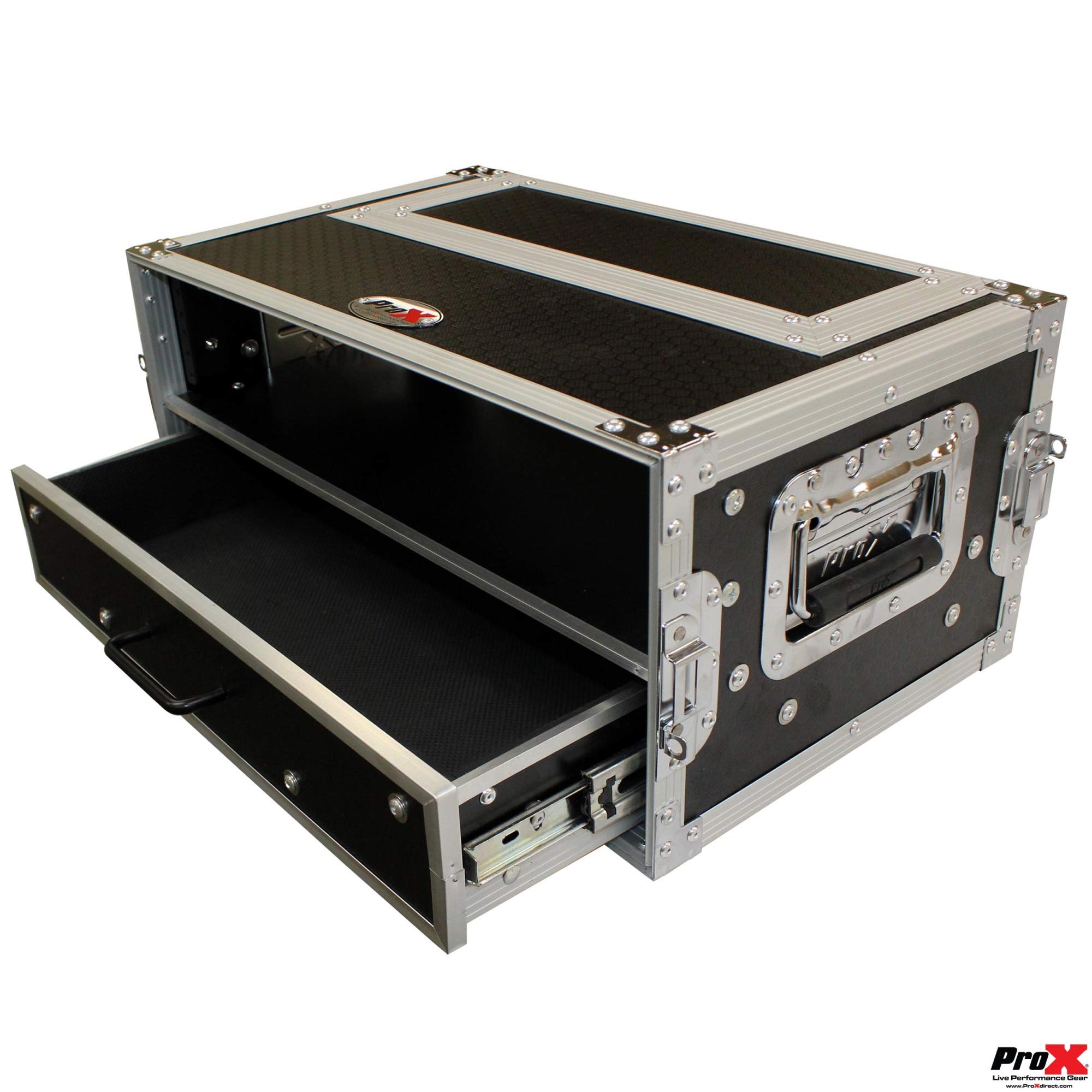 ProX XS-WM2U2DR 2U Rack Case with 2U Rack Drawer 12" Deep