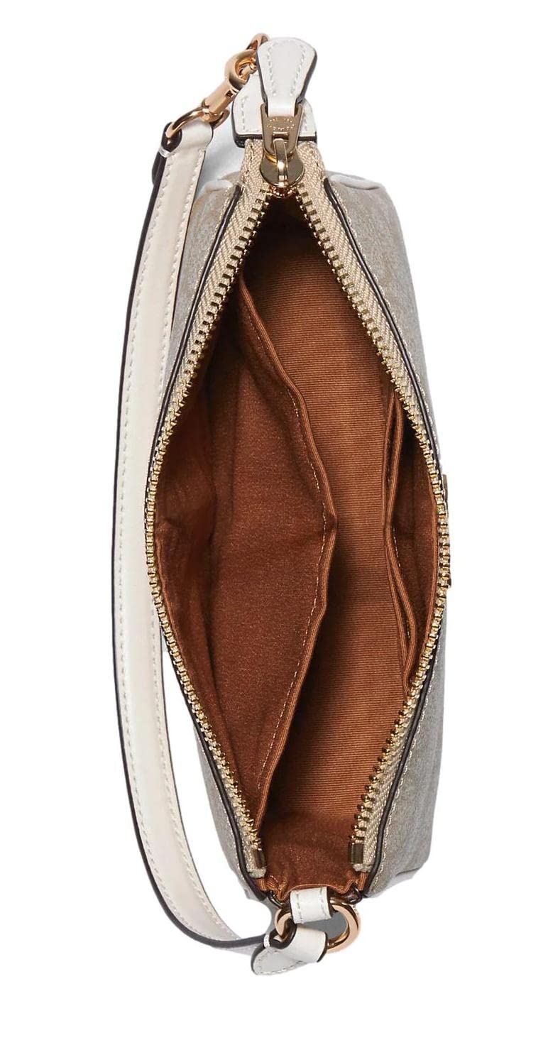 Coach Women's Nolita 19 Wristlet Wallet Small Handbag in Signature Canvas IM/Light Khaki Chalk