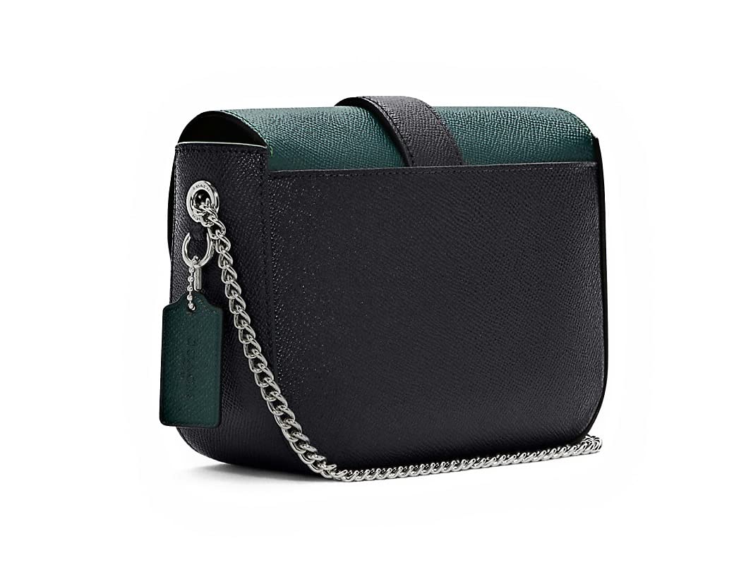 Coach Womens Gemma Crossbody In Colorblock With Apple Buckle Forest/Midnight Navy