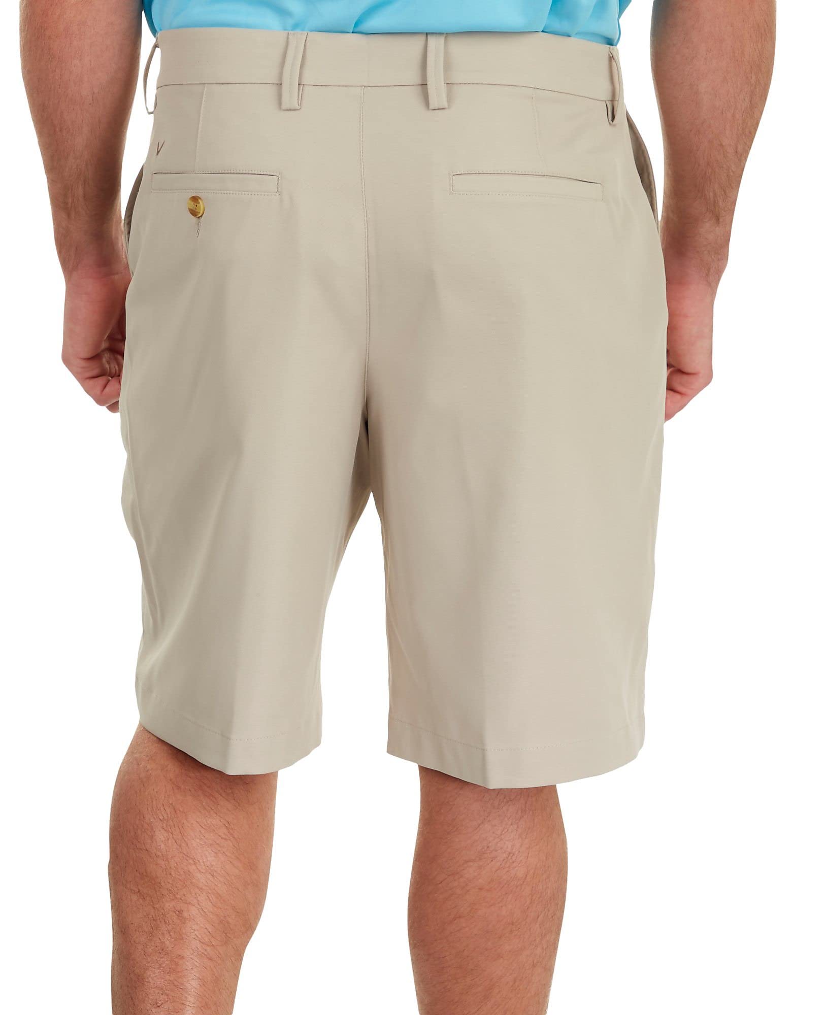 Pro Spin 3.0 Performance 10" Golf Shorts with Active Waistband (Size 30 - 44 Big & Tall), Plaza Taupe, 38