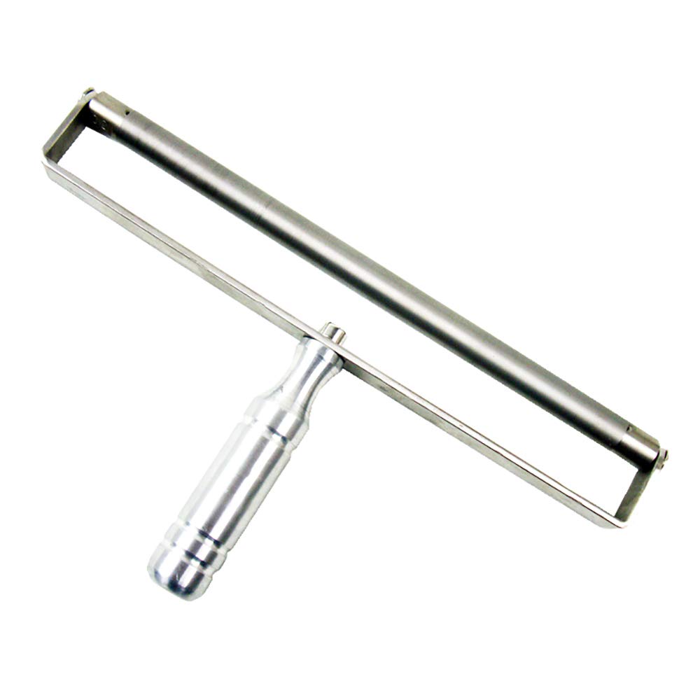 LeTkingok XB Wire Bar Wet Film Applicator- Coater Film Width 200mm for Varnishes Glue Paint Ink Cosmetics (with Hand Shank, 200um)