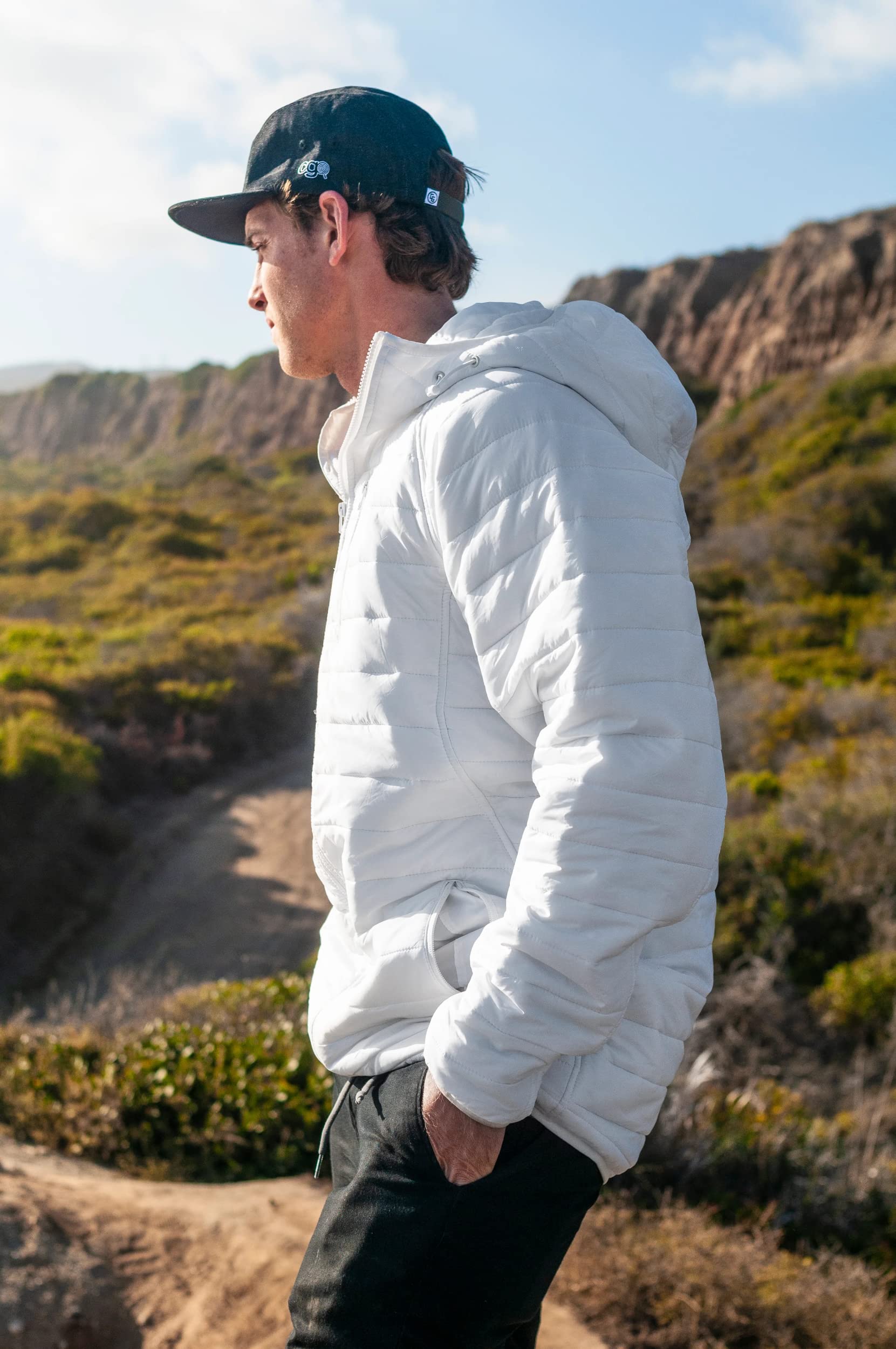 CG HABITATS Sleeping Bag Hoodie Black Large