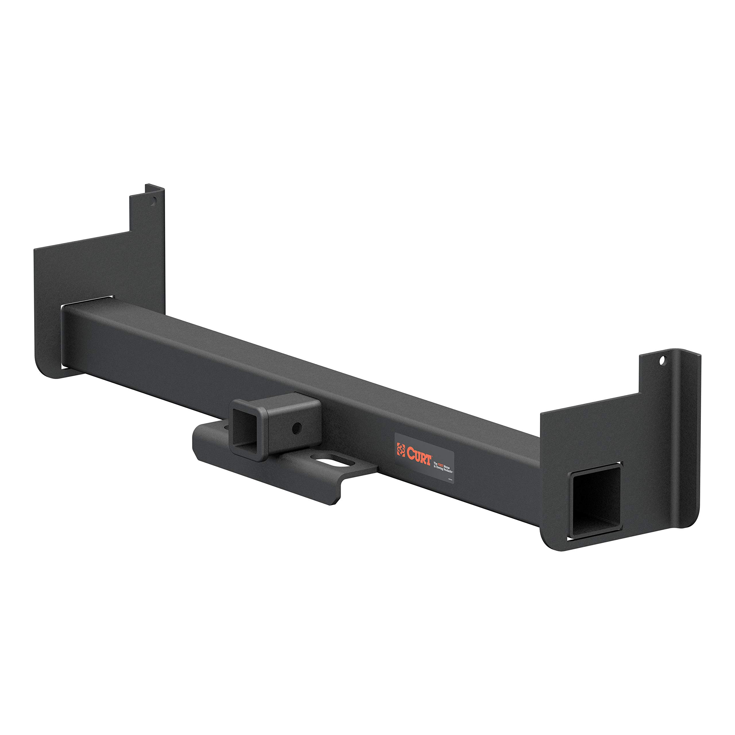 CURT 15927 Class 5 Weld-On Hitch, 2-Inch Receiver, Up to 16,000 lbs, 44-in Frames, 9" Drop , Black