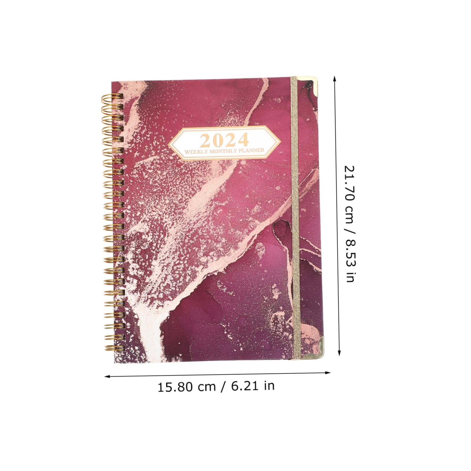 Ciieeo office schedule notepad daily writing notebook spiral schedule notepads agenda notepad calendar notepad planning note book english monthly planner decor portable Paper b01 Journal