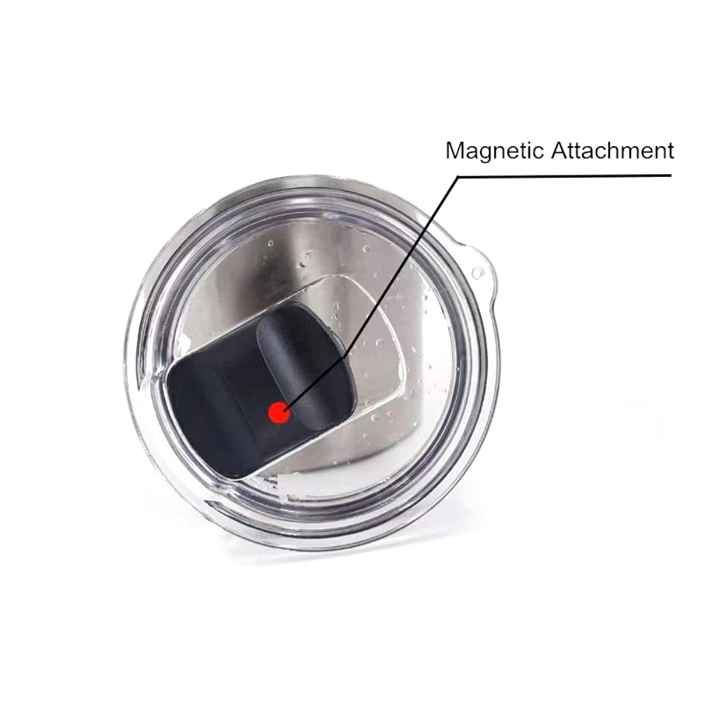 Covers For Yeti Magnetic Slider Replacement, 2-Pack Spill-Proof Maglsider Fit For Yeti Rambler 20 oz Tumbler, 10 oz Lowball and Mug