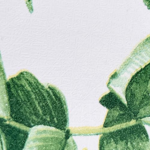 Yifasy Drawer Shelf Liner Green Leaf Self-Adhesive Furniture Inner Lining Paper Sheet Removable Wallpaper Roll 118x18 Inch