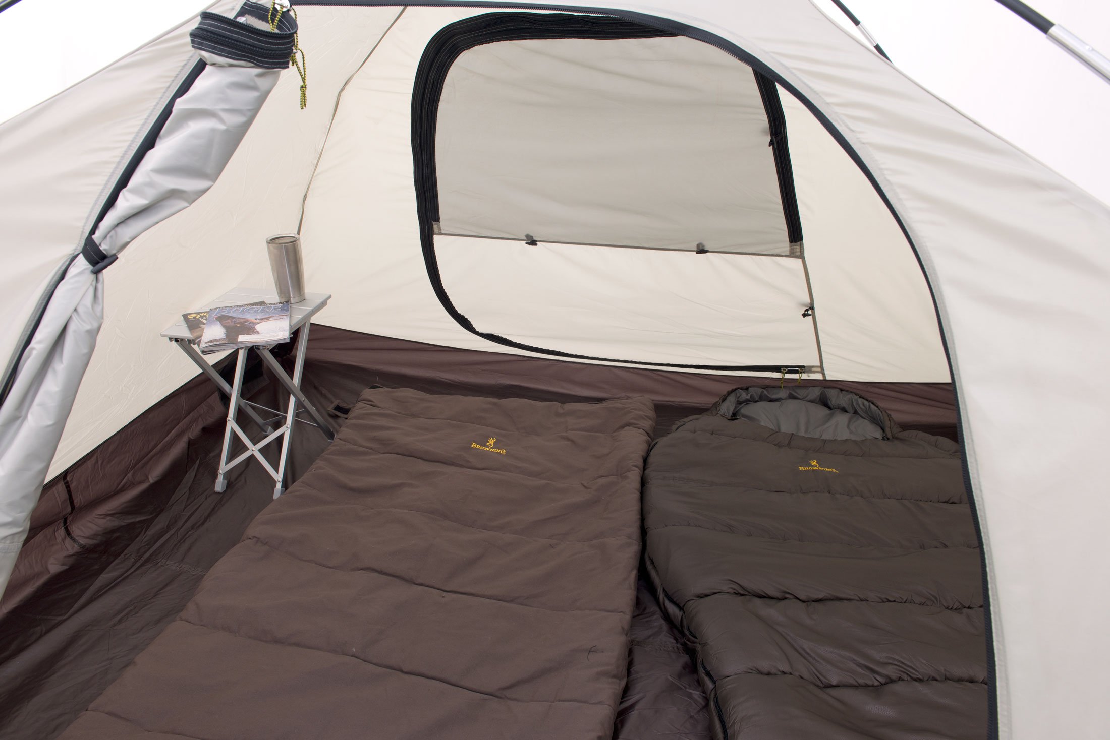 Browning Camping Kenai -20 Degree Wide Mummy Sleeping Bag , Clay, 40-Inch x 86-Inch