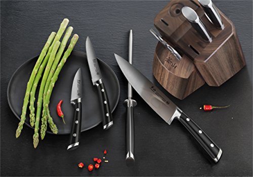 Cangshan TS Series 1020847 High Alloy Steel Forged Extra Fine Honing Steel, 8-Inch