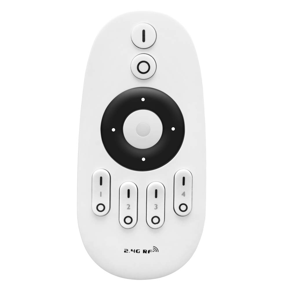 LGIDTECH FUT007 Mi.Light CCT WW+CW 4-Zone Remote Controller (Battery Not Included) for Milight/Miboxer Color Temperature Adjustable LED Lamps and LED Strip Light Controller FUT035 FUT036