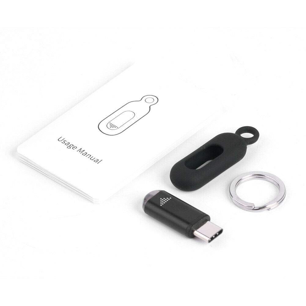 R09 Mini Smartphone IR Remote Controller Adapter for Android Smart Phone Mini Infrared Universal Control All in One Air Conditioner/TV/DVD/STB (Black-Type C)