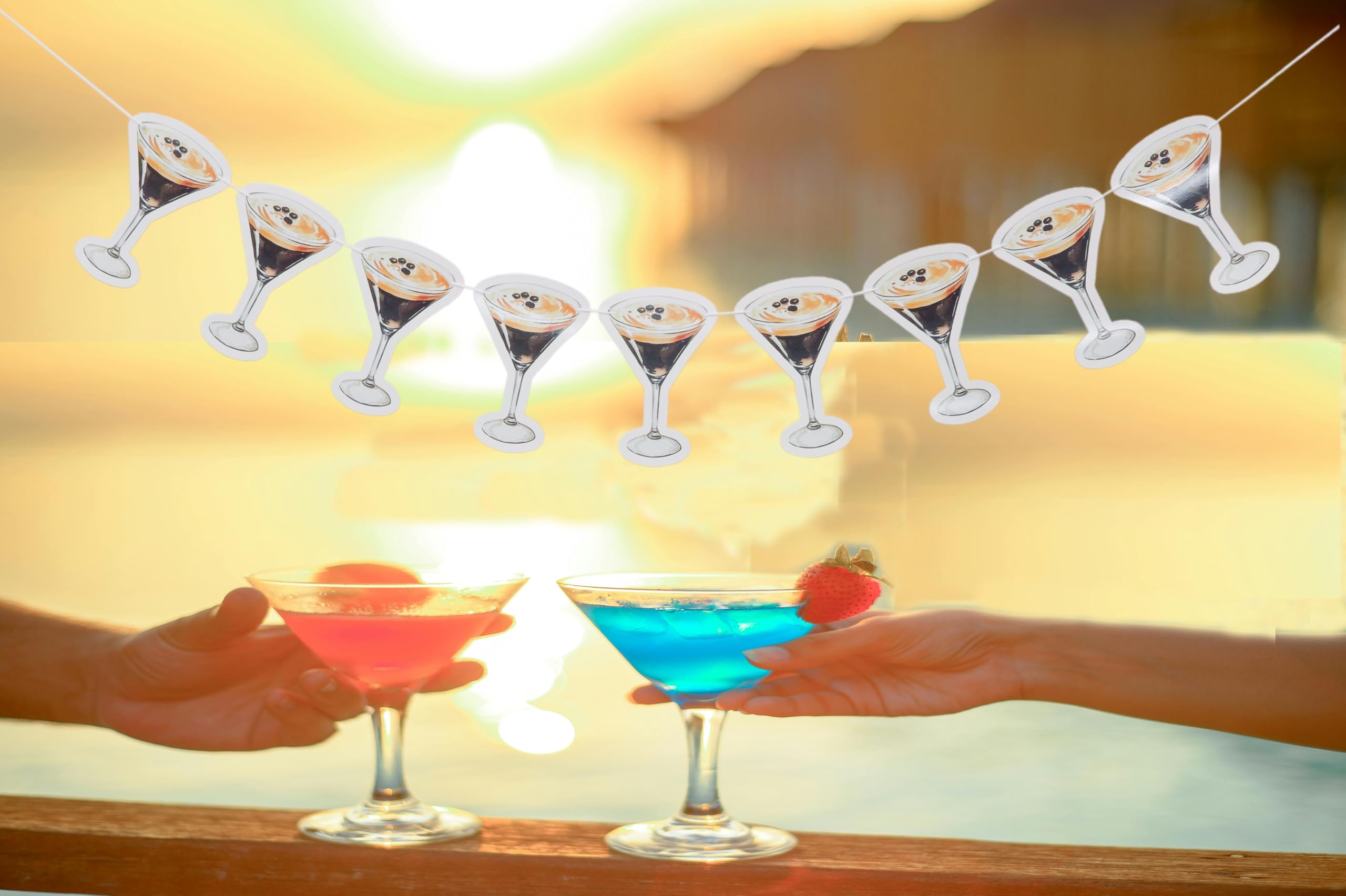 Espresso Martini Party Banner,Espresso Martini Theme Bachelorette/Birthday Party Decorations, Martini Bar Party Decor,Cocktail Party Decorations,A Tini Bit Older,Weenies & Tinis Theme Party Supplies