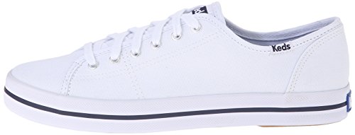 Keds Women's Kickstart Fashion Sneaker,White,8 M US