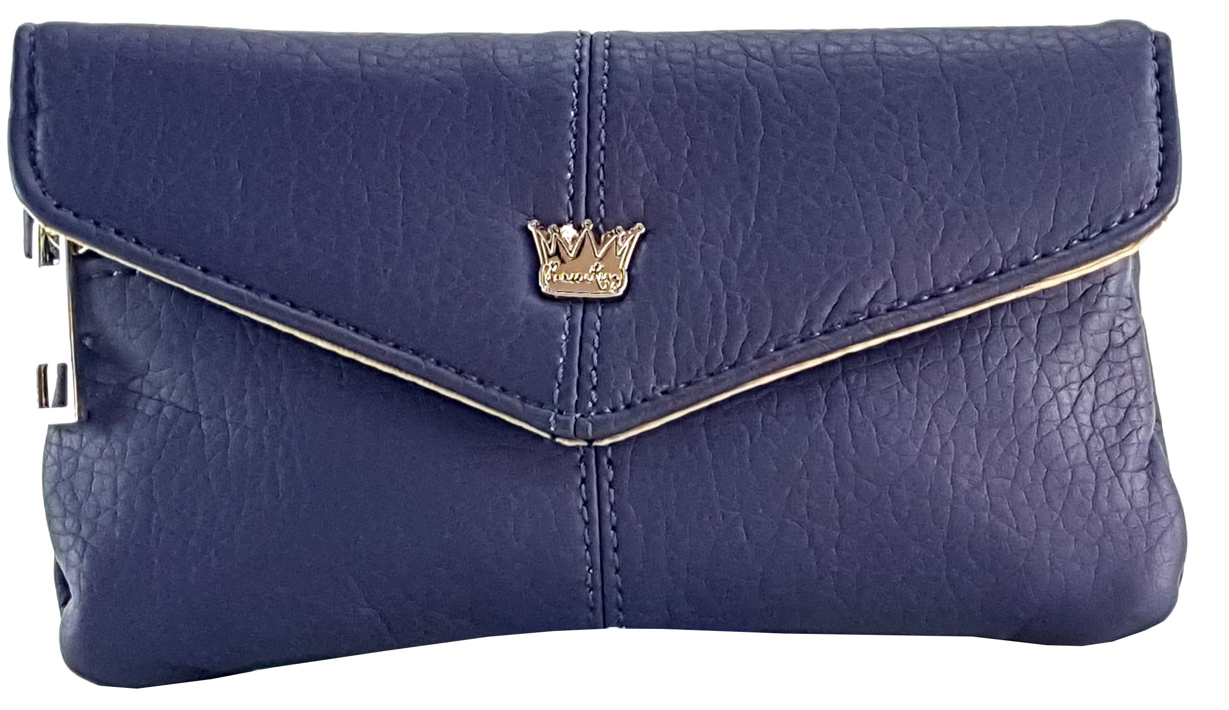 Purse King Blush Wristlet (Navy Blue)