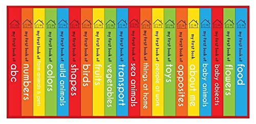 My First Complete Learning Library: Boxset of 20 Board Books Gift Set for Kids (Horizontal Design)