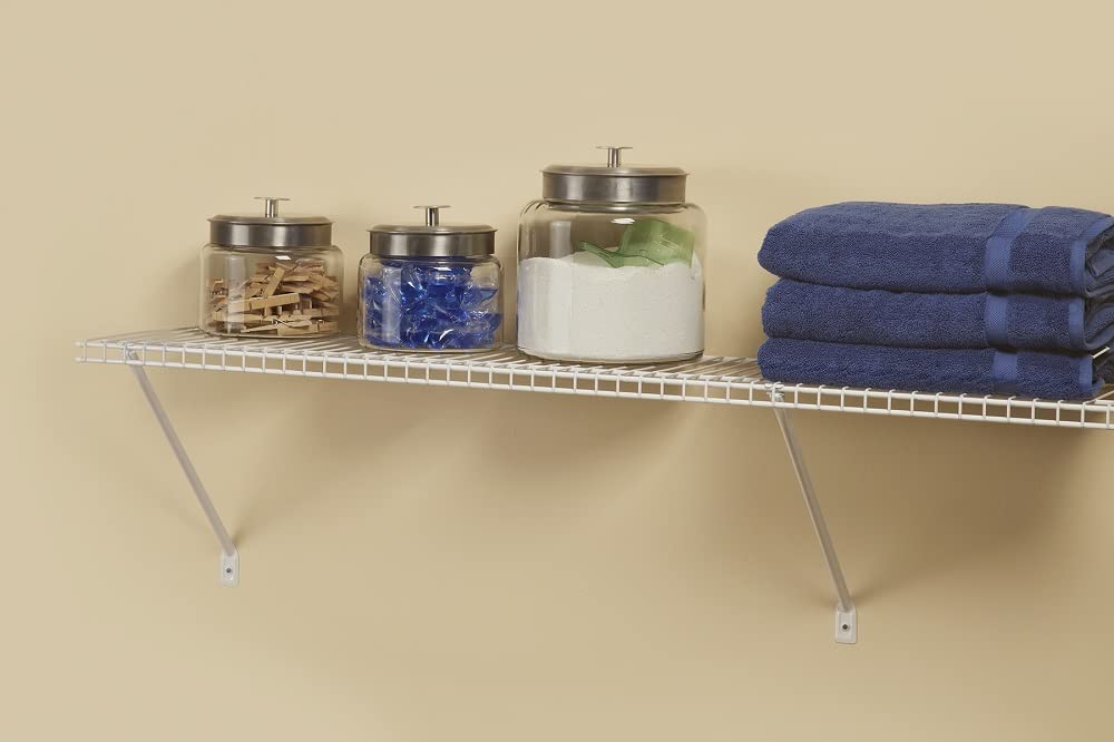 ClosetMaid 51041 Prepack Wire Shelf Kit, 4-Feet , White