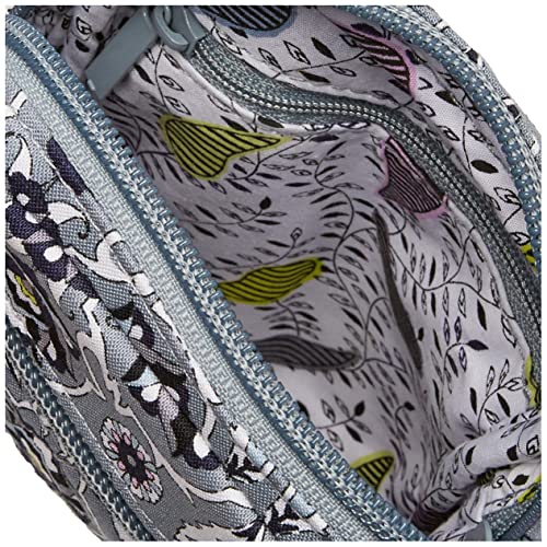 Vera Bradley Women's Cotton Small Convertible Crossbody Purse With RFID Protection, Plaza Tile - Recycled Cotton, One Size