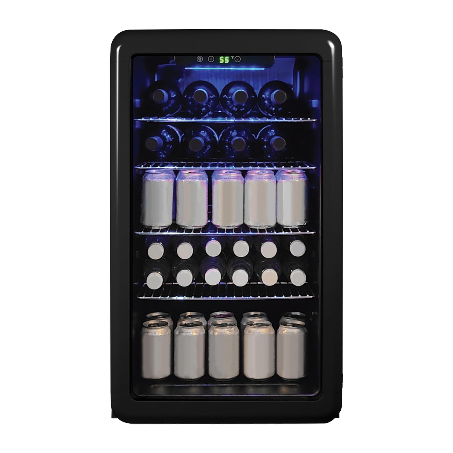 Magic Chef MCB34CHB Beverage Cooler, Black