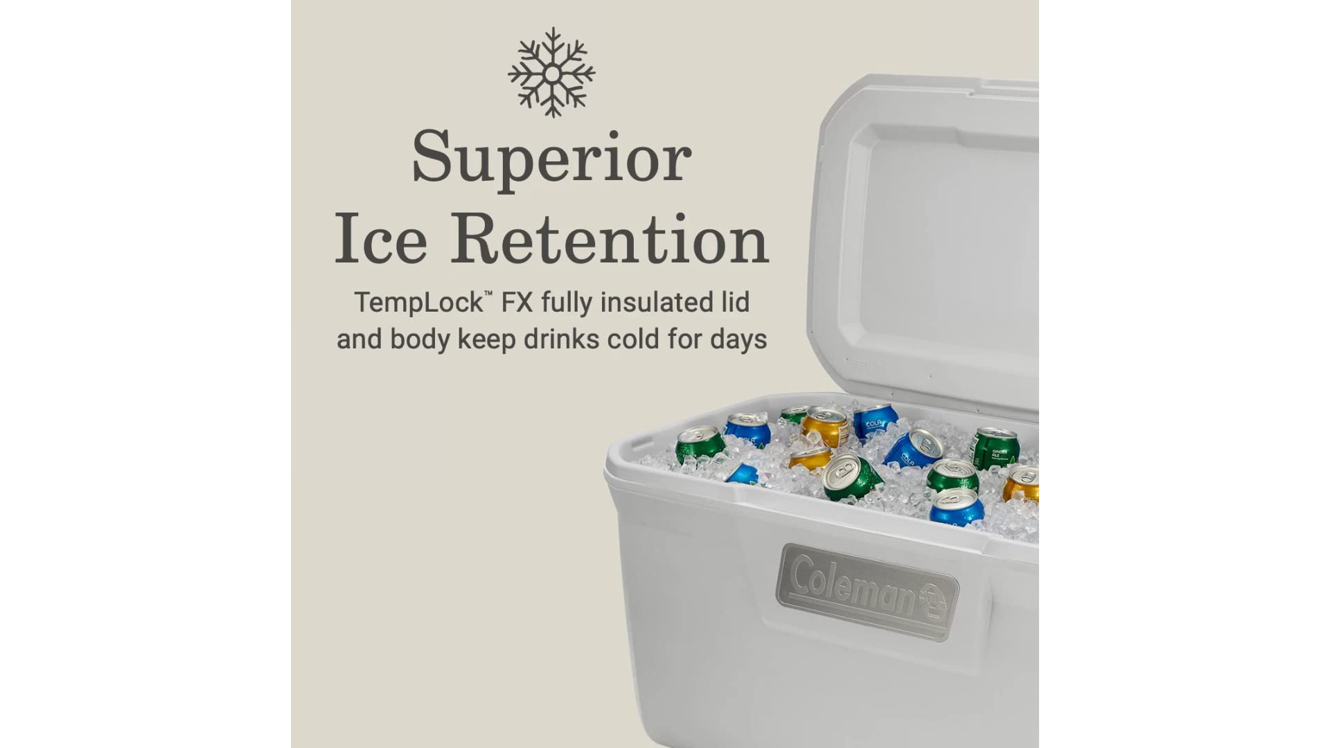 Coleman ATL Cooler 120QT 5872 Marine C1