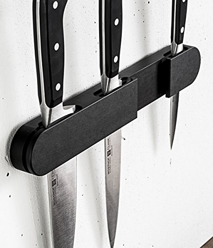 Epicurean Cutting Surfaces Epicurean Wall-Mounted Knife Holder, 3 Slot, Slate