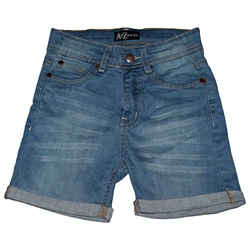 Kids Girls Shorts Bermuda Light Blue Jeans Hot Pant Summer Denim Short 5-13 Year