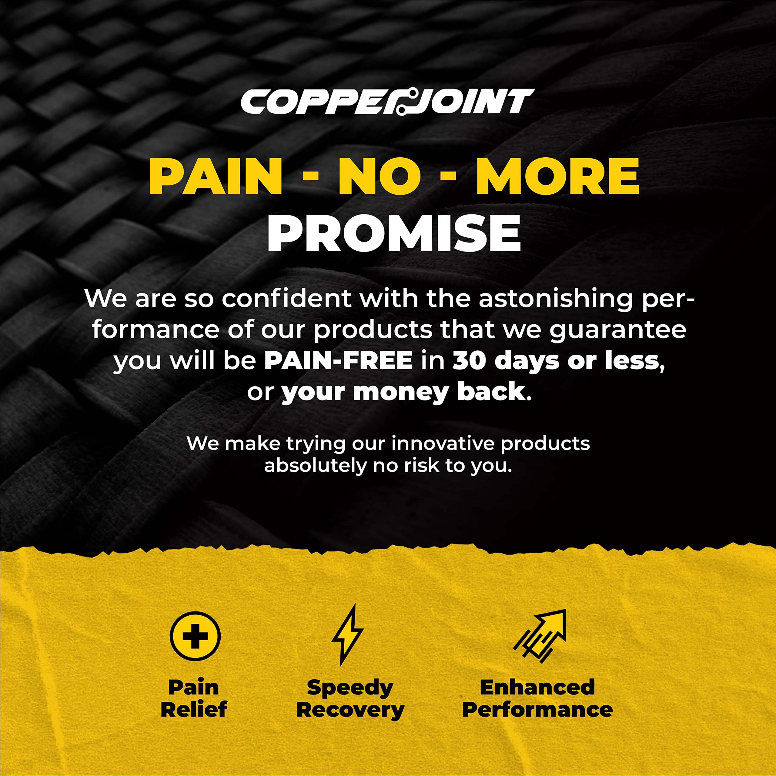 CopperJoint Foot Compression Sleeve - Plantar Fasciitis Socks for Arch Support, Achilles Tendonitis, and Foot Pain Relief - Toeless Socks For Everyday & Night Use - Copper Infused Nylon (Medium)