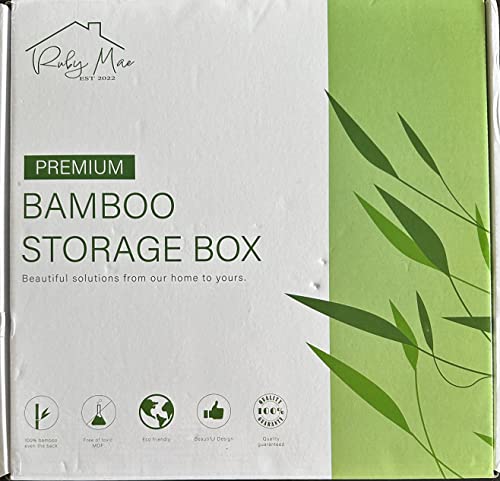 RUBY MAE BAMBOO BAG STORAGE ORGANIZER AND DISPENSER FOR SANDWICH, SNACK, QUART AND GALLON SIZE BAGS STORED IN KITCHEN DRAWER OR HANG ON WALL IN PANTRY