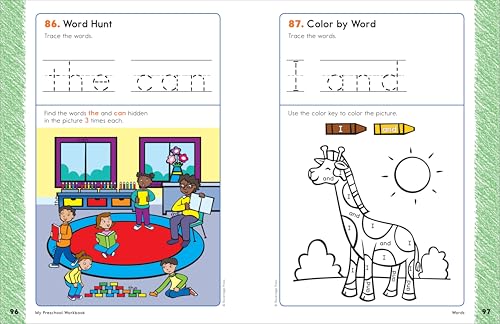 My Preschool Workbook: 101 Games & Activities that Prepare Your Child for School (My Workbook)