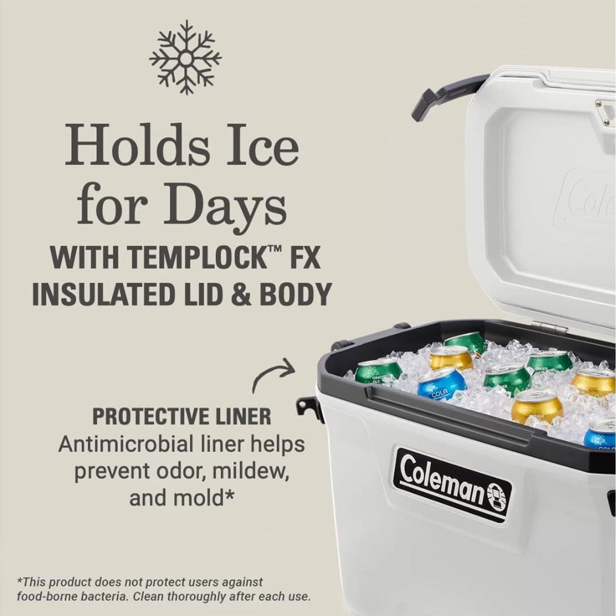 Coleman CoolerâConvoy Series 55 Quart Cooler