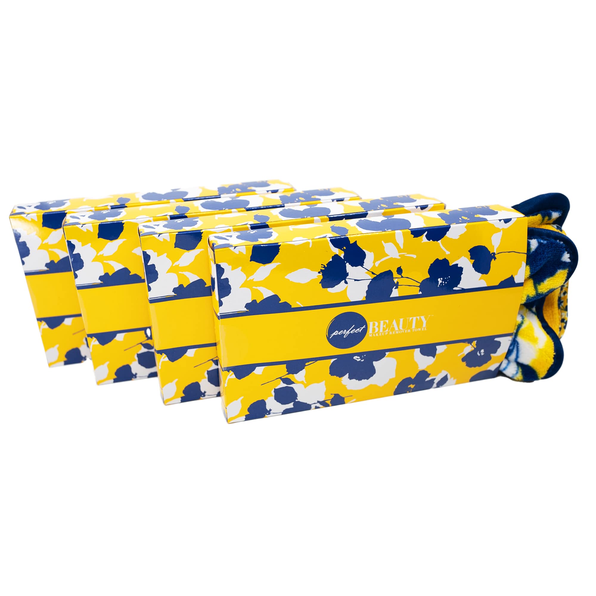 CAMPANELLI Makeup Remover Towels - Washable & Reusable. Great for Sensitive Skin. FreshFace & Perfect Beauty as seen on QVC & HSN (Floral 12pc Giftable Set)