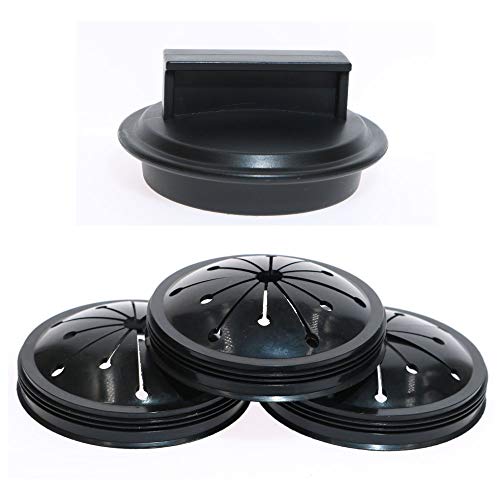 Garbage Disposal Splash Guards and Stopper,Garbage Disposal Splash Guard Sink Baffle Disposal Replacement Waste Food Disposal Part for Kitchen 4Pack(2+2)