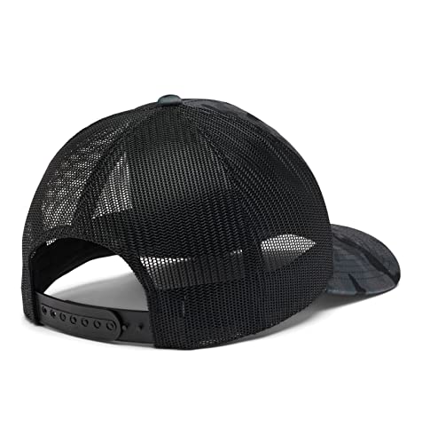 Columbia Tree Flag Mesh Snap Back-High Crown, Black Trad Camo, One Size