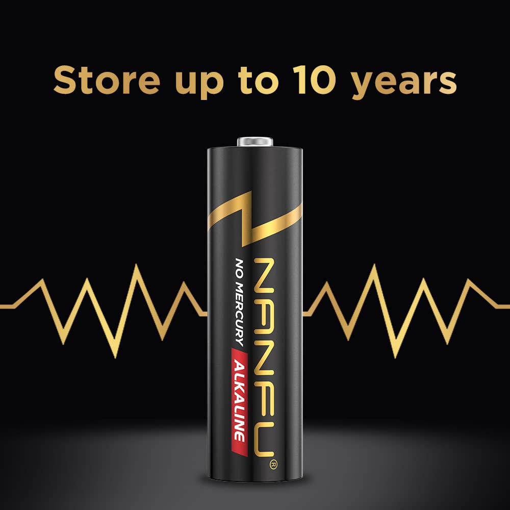 NANFU Long Lasting AA 48 Batteries Premium LR6 Alkaline Battery 1.5v Batteries for Clocks Remotes Games Controllers Toys Electronic Device