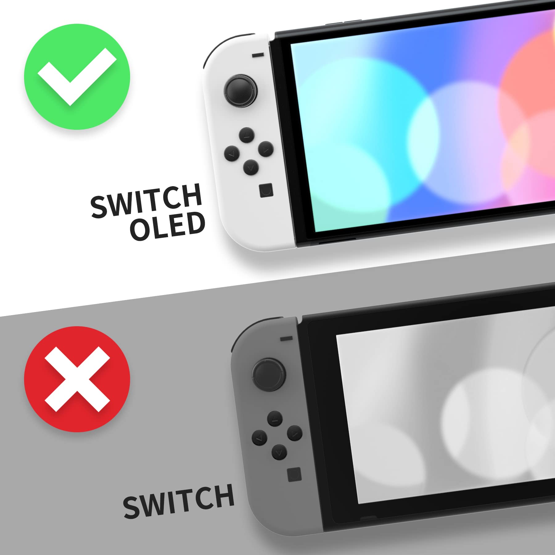eXtremeRate Chameleon Purple Blue Console Back Plate DIY Replacement Housing Shell Case with Metal Kickstand for Nintendo Switch OLED – Console and Joycon NOT Included
