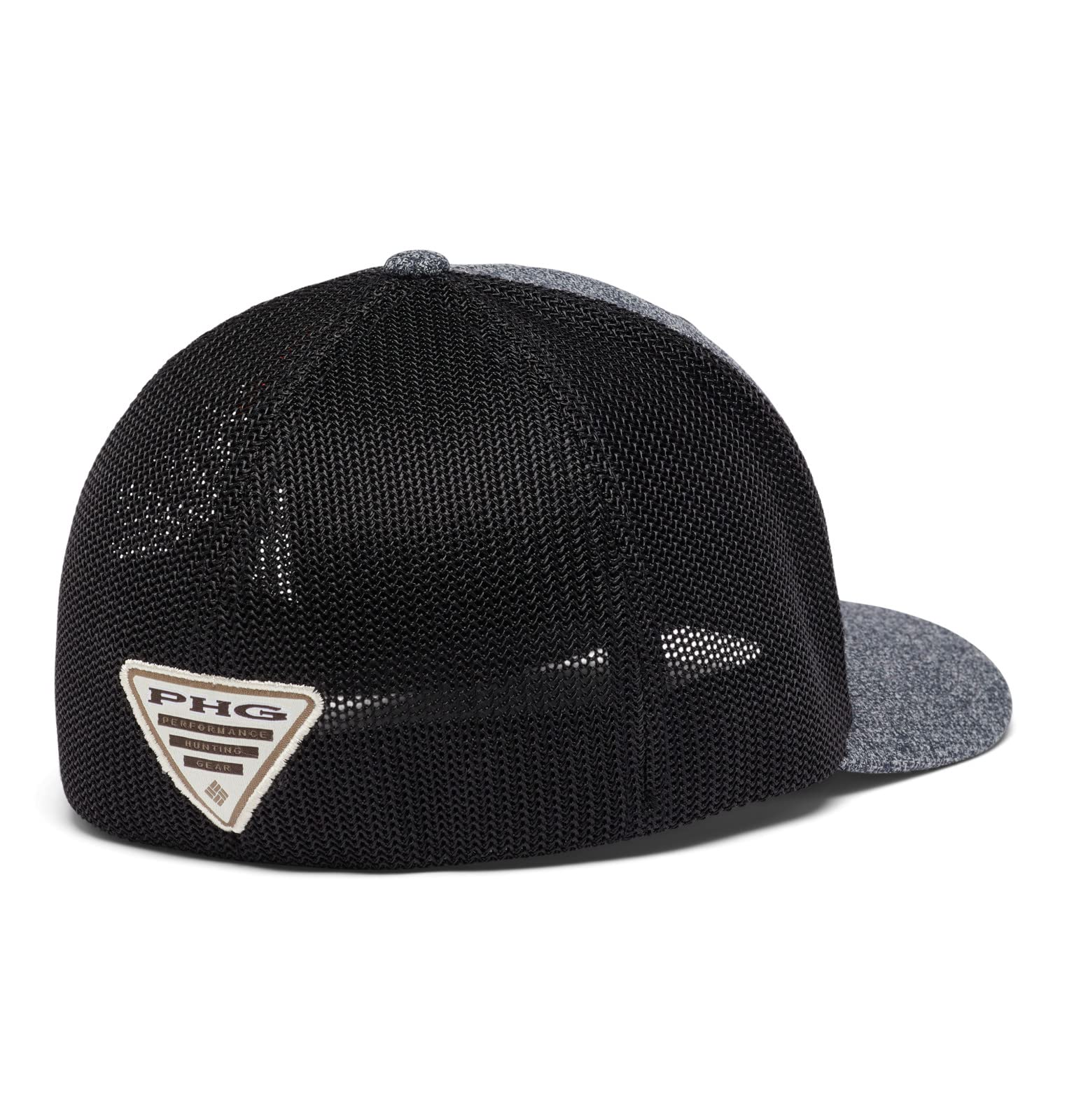 Columbia Unisex PHG Logo Mesh Ball Cap - High, Charcoal Heather/Dog, Large/X-Large