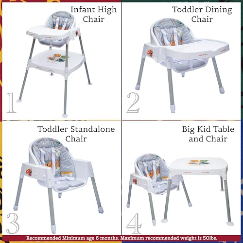 Harry Potter Magical 4-in-1 High Chair | Infant to Kids - Transfigures to Table & Chair by KidsEmbrace