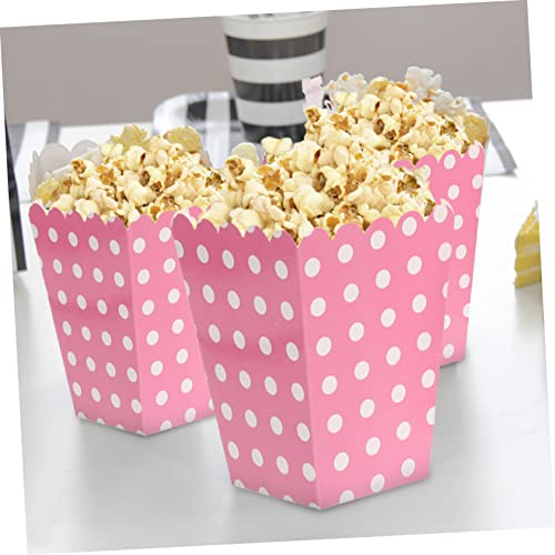 Popcorn Bags 36pcs Popcorn Boxes Fringe Set Wedding Supplies Wedding Cookies Carnivals Cookies Chips Boxes Fried Food Ornament Container for Movie Night Movie Night Gift Basket