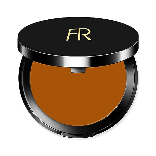 Cream To Powder Foundation by Flori Roberts, Full Coverage for Women of Color or Deeper Skin Tones, Long Lasting Makeup, Matte Finish, Covers Uneven Complexion and Hides Imperfections, 0.30 oz