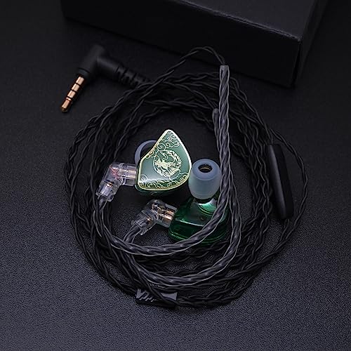 HIFICAT Tangzu WANER SG Jade Green 10mm Dynamic Driver in-Ear Earphone,PET Diaphragm HiFi IEM