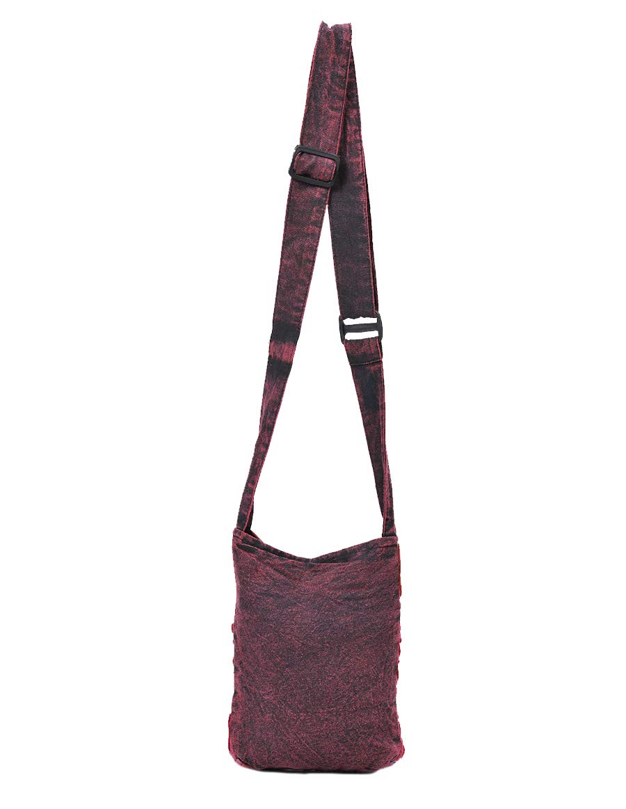 THE COLLECTION ROYAL Flower Patch Mini Crossbody Bag (Red)