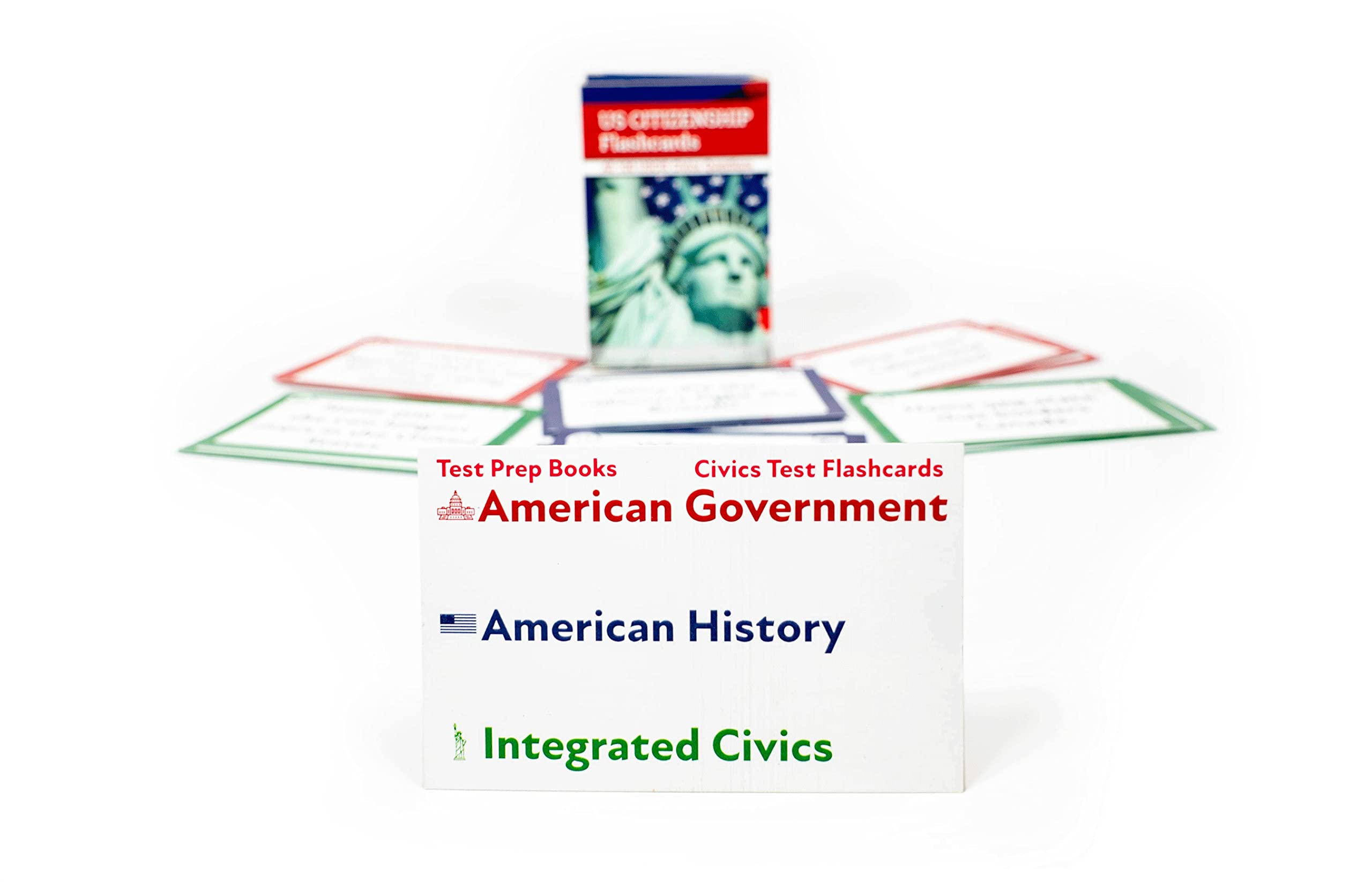 US Citizenship Flash Cards 2025 and 2026: USCIS Naturalization Test Flashcards Study Guide with All 100 Civics Exam Questions and Answers [2nd Edition]