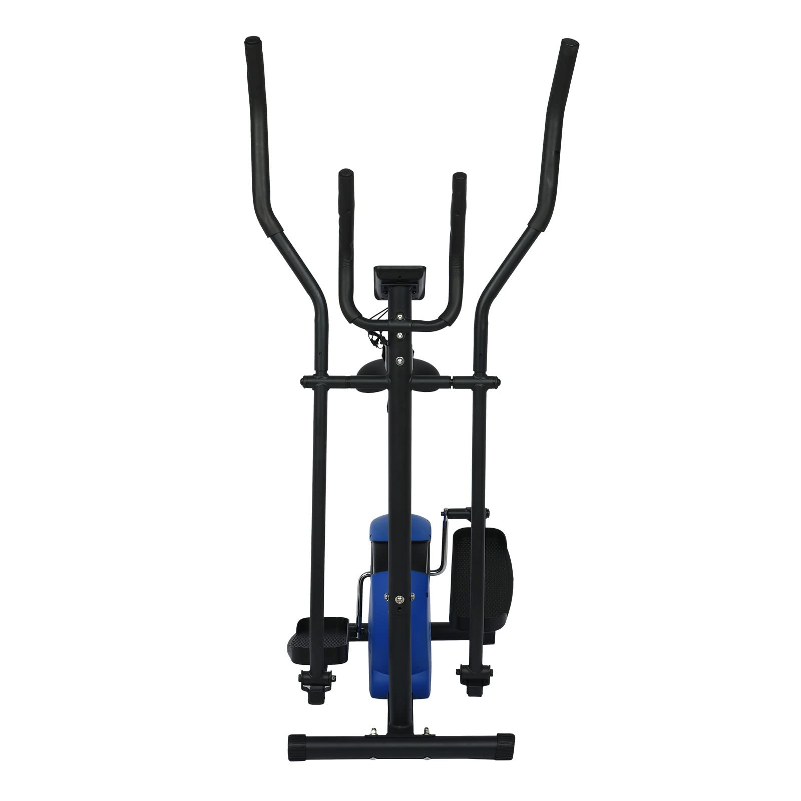 Elliptical Machine for Home Use, Eliptical Exercise Machine for Indoor Workout, Magnetic Elliptical Trainer with LCD Monitor and Sensors