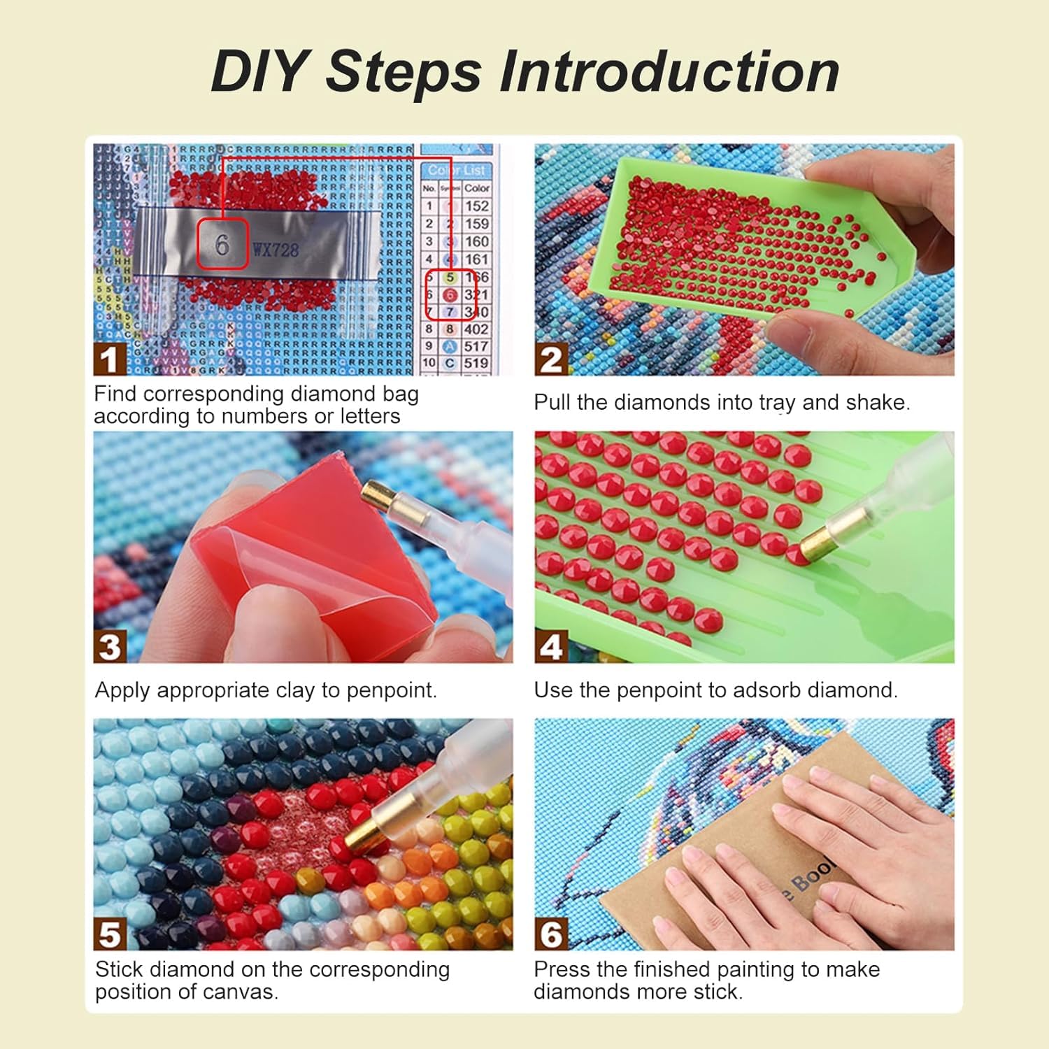 DIYGEMDOT Halloween Diamond Painting Kits for Adults, Horror Theme Diamond Art Kits for Beginners, DIY 5D Round Full Drill Diamond Dots Home Decor Gem Art Crafts (12X16 inches)