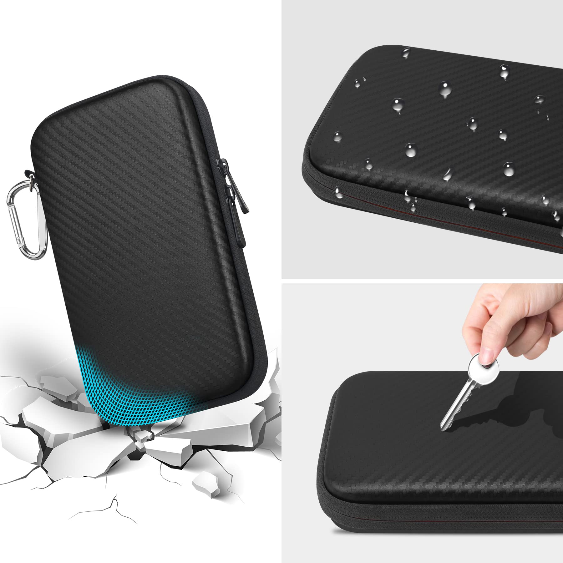 Elonbo 96 Slots Storage Case Holder for SD Memory Cards, Nintendo Switch Game Cartridges, PS Vita Game Card and Micro SD Cards, Black