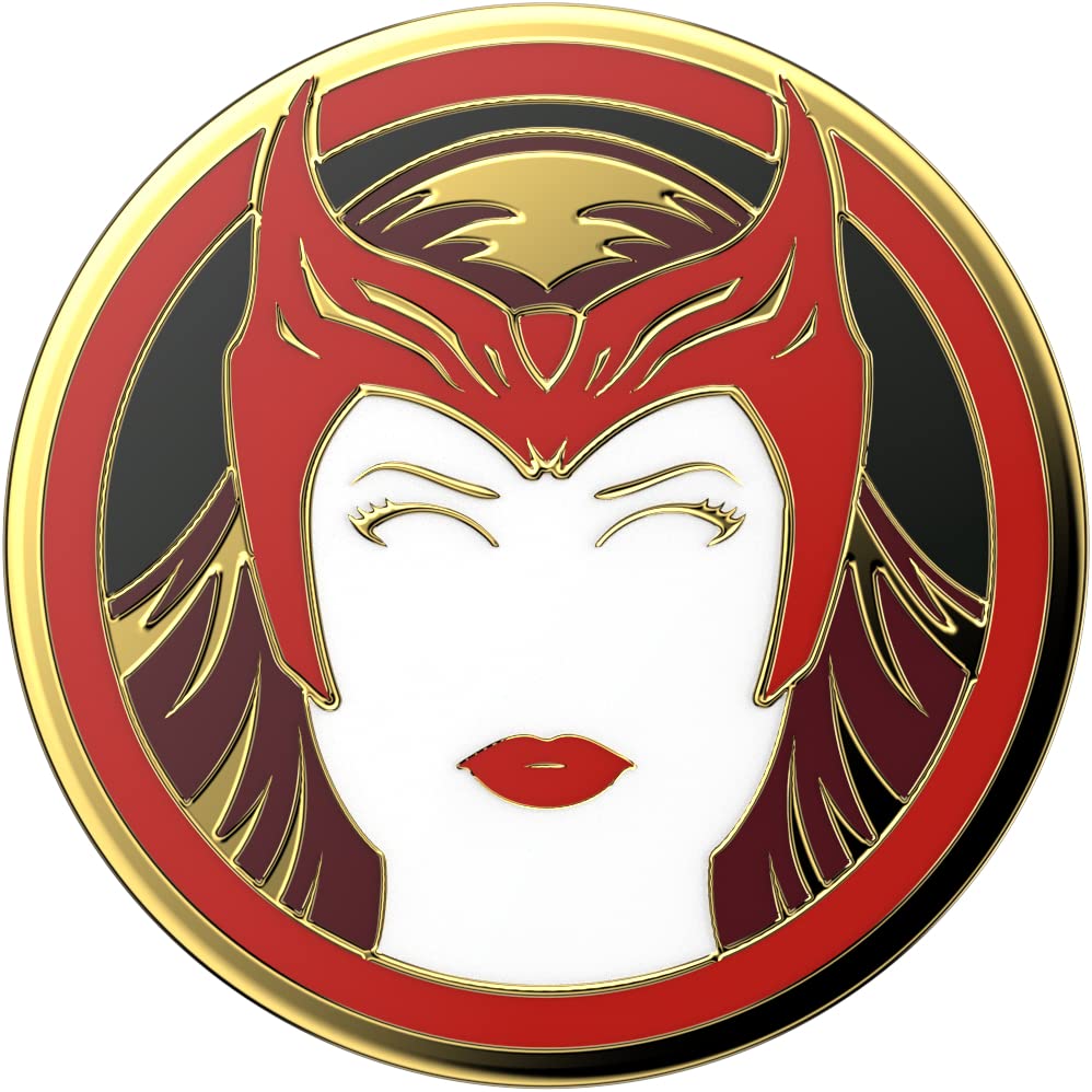 PopSockets ββββ Phone Grip with Expanding Kickstand, for Phone - Enamel Scarlet Witch
