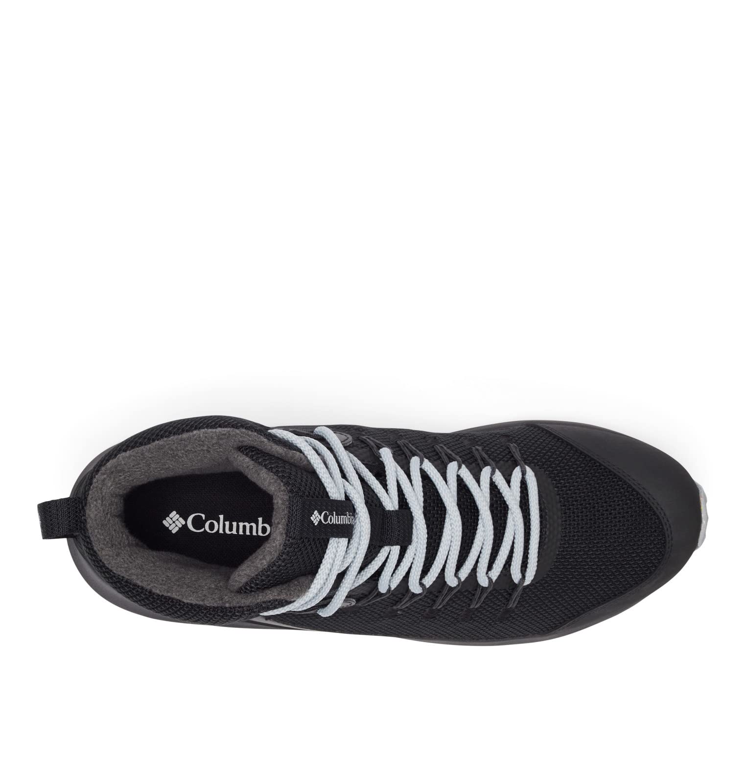 Columbia Men's Trailstorm Mid Waterproof Omni Heat, Black/Steam, 9.5